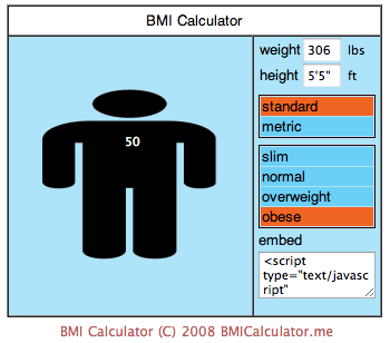 Visual Body Mass Index Calculator Helps People Understand BMI