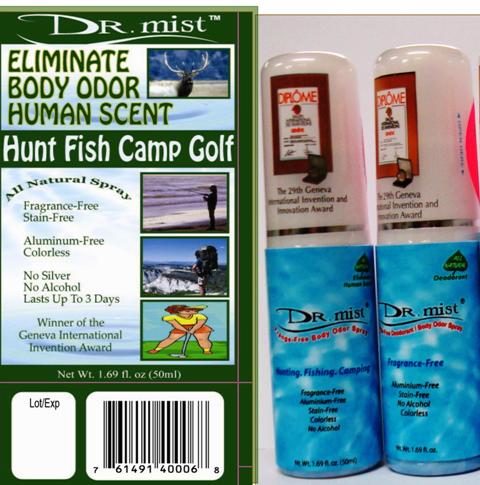 Award-Winning Invention Hunting / Outdoor Sports Eliminate Human Scent ...