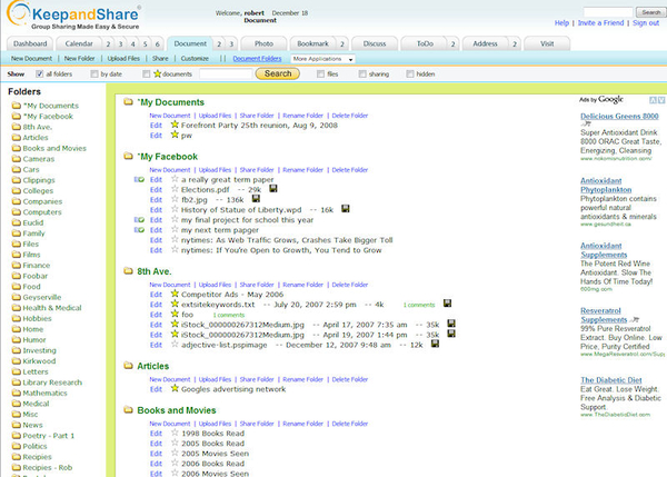 KeepandShare.com Provides Secure Private File Sharing for Groups