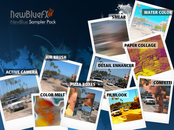 NewBlueFX Launches "Sampler Pack" Video Effects Plugin Suite