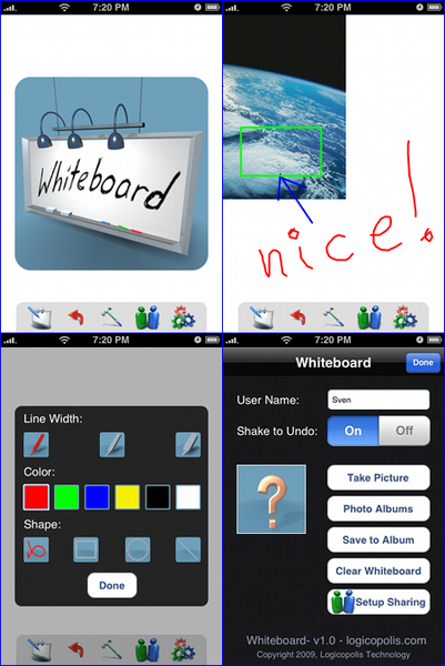 Logicopolis Technology Releases Whiteboard for iPhone -- Jail Breakers ...