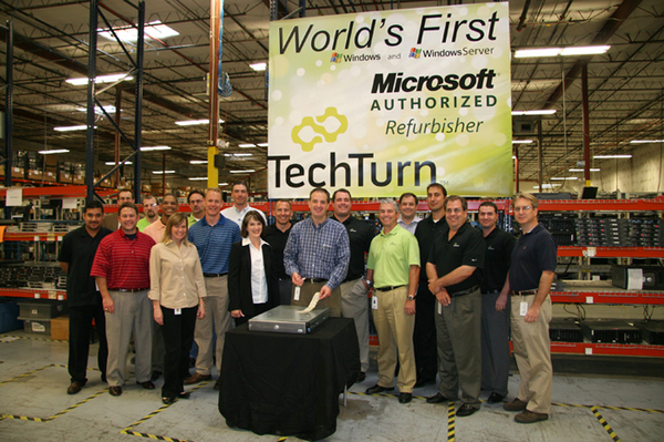 TechTurn Installs World's First Microsoft Refurbisher Server Operating ...