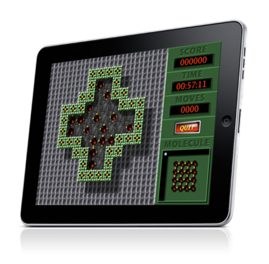 "Molecular Plus" from Whoopee Games one of the first games on the iPad