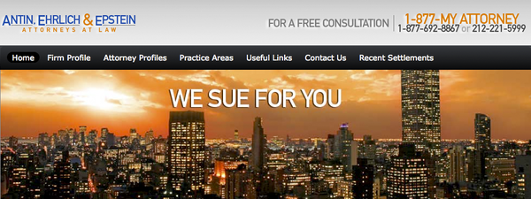 NYC Personal Injury Lawyers, Jeffery Antin, Joseph Ehrlich and Scott ...