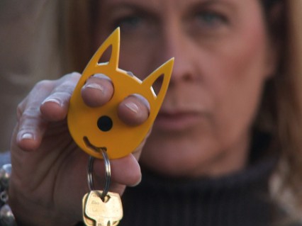 Key Kitty, a Cat-Shaped Key Fob, Gives Women Protection in Hand as a ...