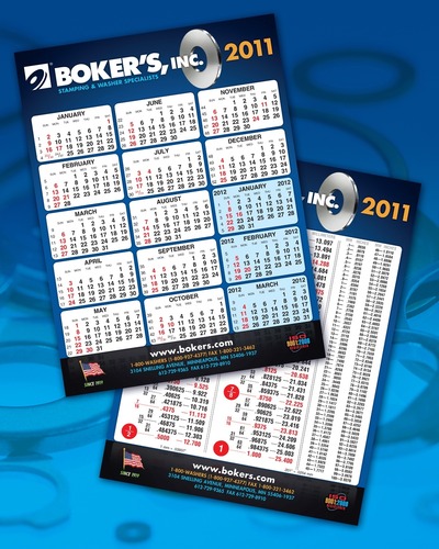 Boker's Free 2011 Scheduling Calendar Now Available with Convenient ...
