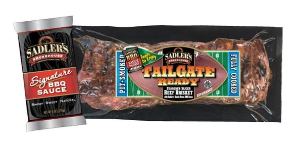 Sadler's Smokehouse Tailgate-Ready Beef Brisket Gets a Smoky Sweet Twist