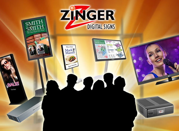 Zinger Makes Digital Signage Simple by Offering Turnkey Solutions