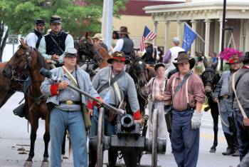 Civil War History Comes Alive as Morgan's Raid Again Rages Through Indiana