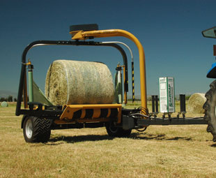 Tanco 1320 EH Bale Wrapper - 800-733-0275 in USA - Great Action Video!