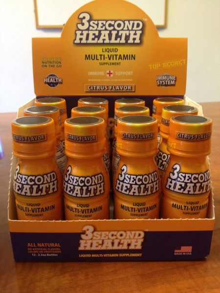 3 Second Health(TM) Natural Liquid Multi-Vitamin Shot to Make Worldwide ...