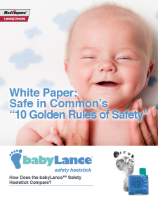 babyLance Safety Heelstick Earns 'Perfect Score' for '10 Golden Rules ...