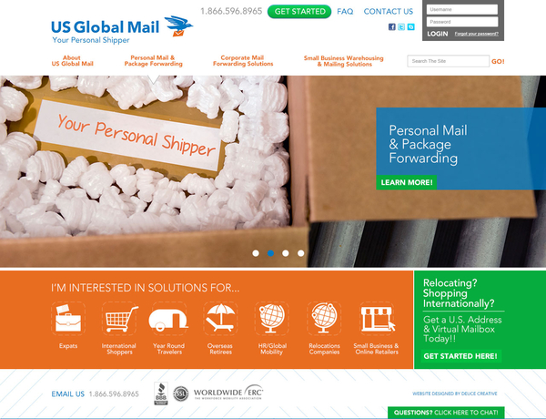 Launch of US GLOBAL MAIL's New Website