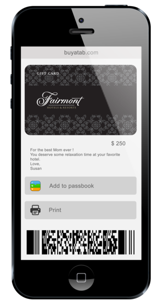 Buyatab Implements eGift Card Program with Fairmont Hotels & Resorts