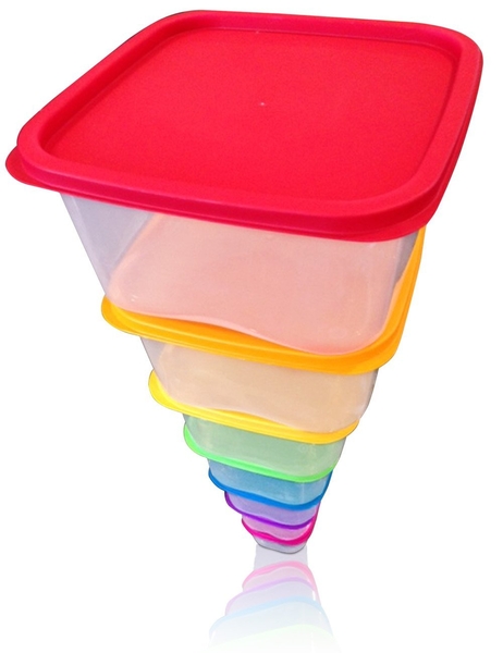 14 Piece Rainbow Food Storage Containers by Life Made Better are Now ...