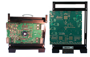 HSProbe PCB Holder for Bench-Top, Double-Sided PCB Testing