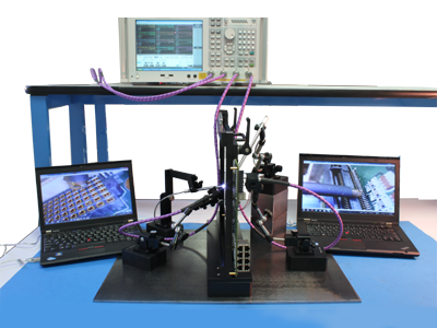 HSProbe PCB Holder for Bench-Top, Double-Sided PCB Testing