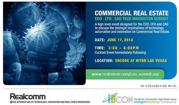Realcomm to Present COO | CFO | CAO Technology Innovation Summit