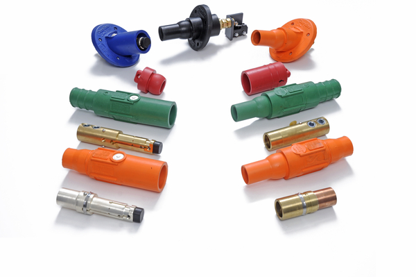 E1022 Series / 22 Series Single Pole In Line Latching Connectors, Panel ...