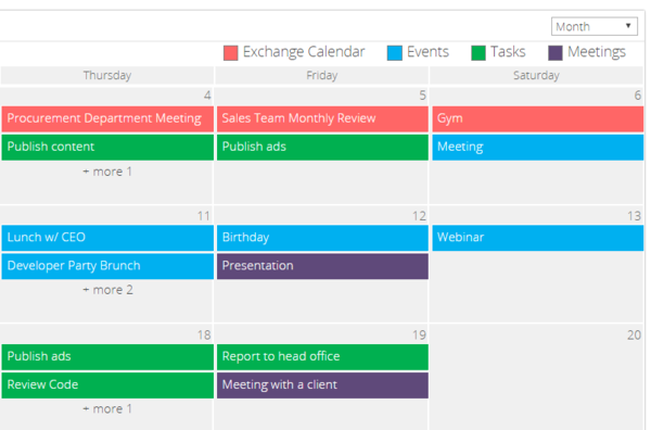 Overlay SharePoint and Exchange Online Calendars in One Color-coded ...