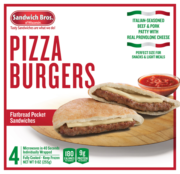 SANDWICH BROS. Makes Smiles with Launch of New Pizza Burgers