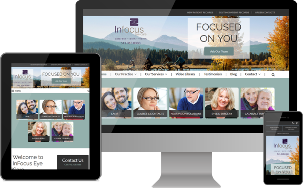 InFocus Eye Care Launches Redesigned Responsive Website