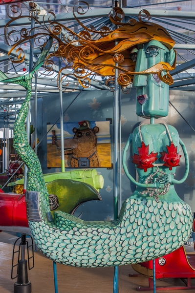 The Pride of Canada Carousel, a One-of-a-kind Rideable, Fine Art Merry ...