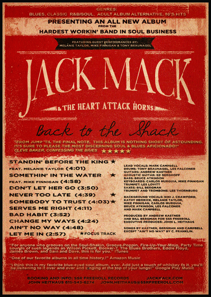 Jack Mack & The Heart Attack Horns Release New LP Honoring The ...