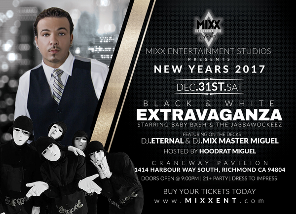 Mixx Entertainment Studios to Host NYE 2017 Black & White Extravaganza