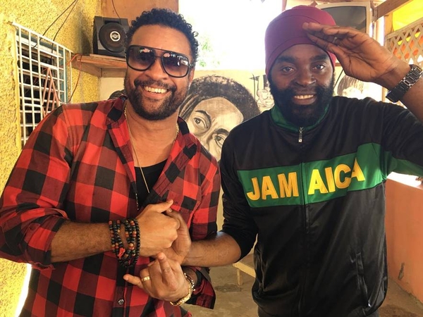Reggae Recording Artist Bugle and Shaggy Shoots Video For 'Ganja'
