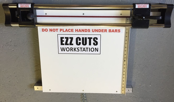 Using The EZZ CUTS Workstation All In One Acoustical Reveal Edge Tile ...