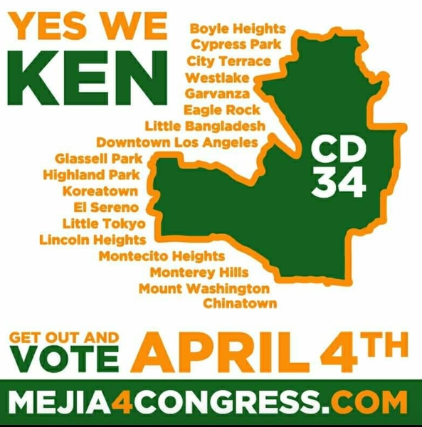 Tom Bibiyan Officially Endorses Kenneth Mejia For Congress