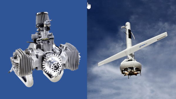 Successful Flight of Hirth 4201 EFI Gasoline Engine in MartinUAV V-BAT UAV