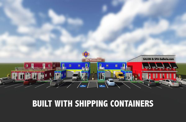 Office Warehouse Development Built with Shipping Containers
