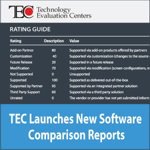 Technology Evaluation Centers (TEC) Launches New and Improved Software ...