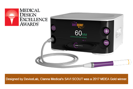 DeviceLab-Designed Wireless SAVI SCOUT Wins 2017 MDEA Gold