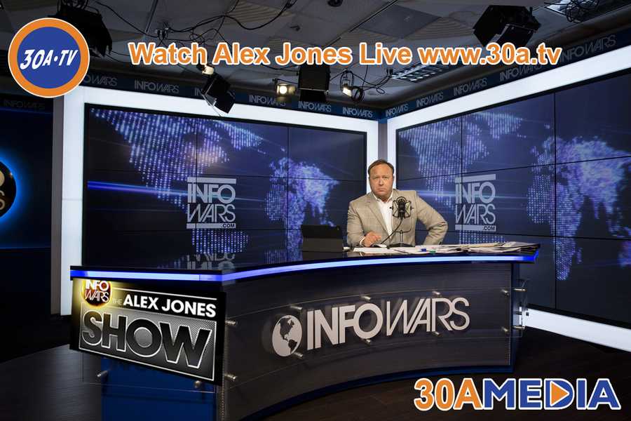 Alex Jones InfoWars Show Now Available Live on 30A Television