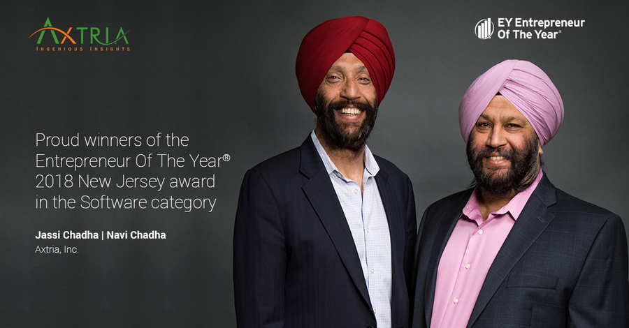 EY Announces Jassi Chadha and Navi Chadha of Axtria® as Entrepreneur Of ...