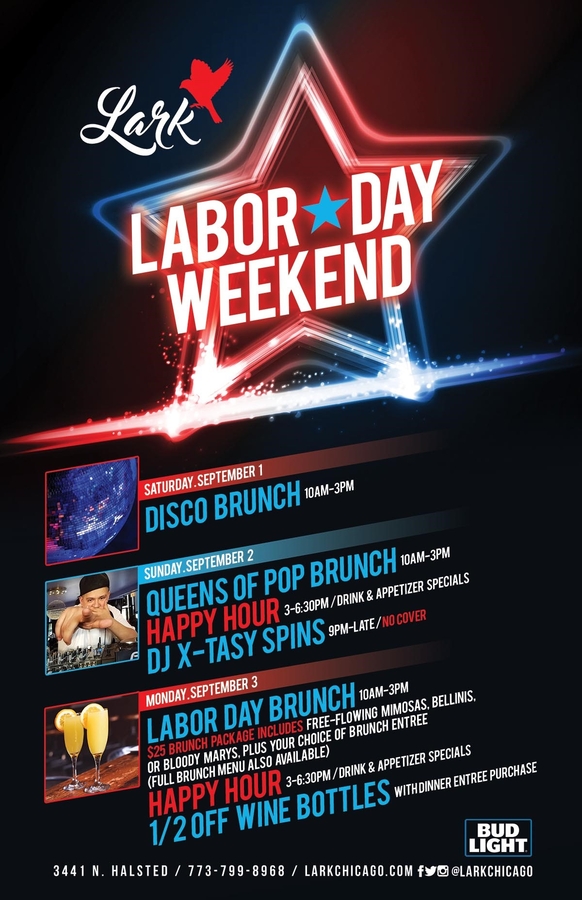 Rock Out Labor Day Weekend at Lark in Chicago's Boystown