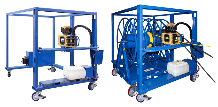 Spool Winding Trolley from BHS, Inc. Fills Reels, Measures Cable ...