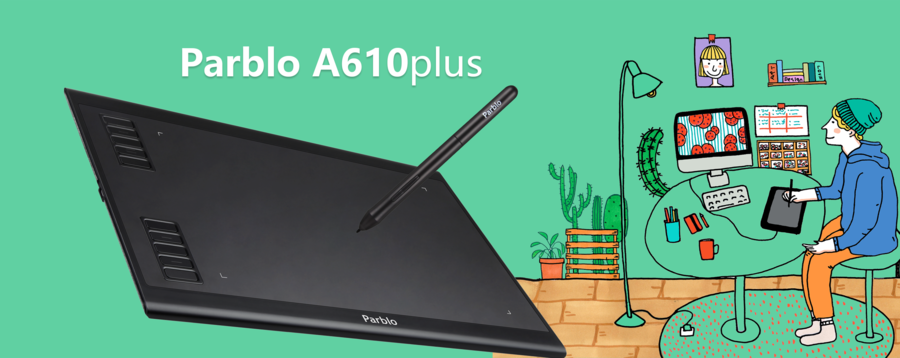 PARBLO Launches Two New Affordable Graphic Tablets: A640 and A610 plus