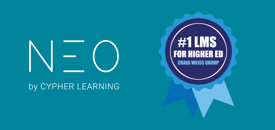 NEO LMS Awarded Best LMS for Higher Education by The Craig Weiss Group