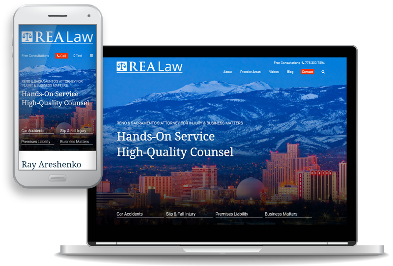 REA Law Launches New Website for Personal Injury and Business Law ...