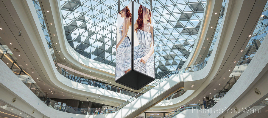 A New Weapon For Shopping Mall Brand Promotion - LED Poster