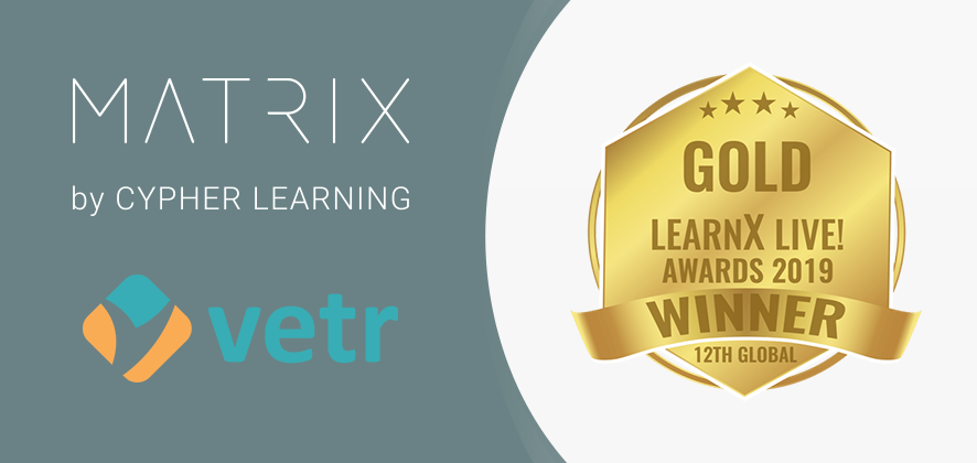 MATRIX LMS Selected as a Gold Winner for the LearnX Awards