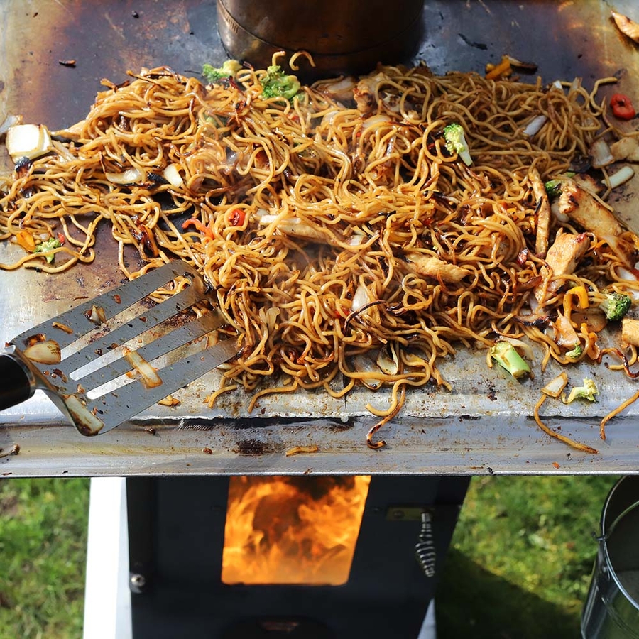 The Timber Griddle Top by Tyson Traeger Innovates Wood Pellet Outdoor ...