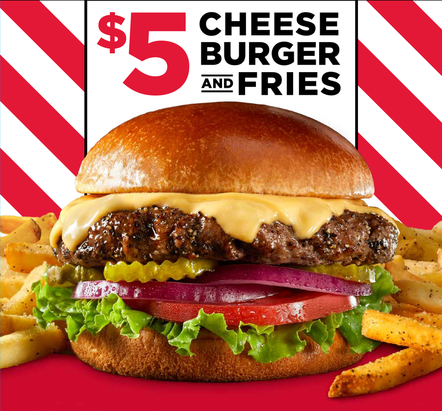 TGI Fridays™ Makes Every Day Cheeseburger Day with $5 Cheeseburgers & Fries
