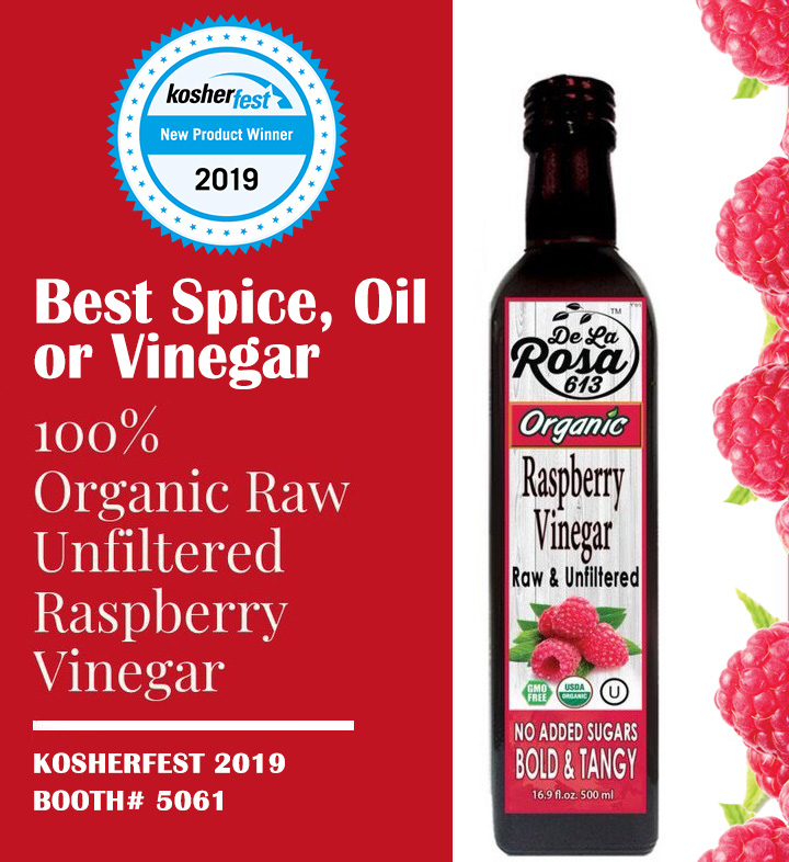 De La Rosa Raspberry Vinegar Wins Best In Category at Kosherfest
