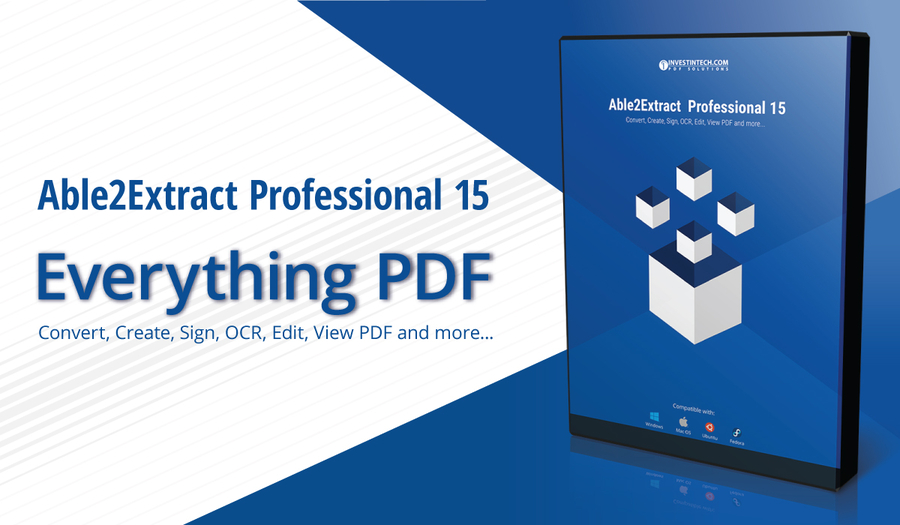 Investintech.com Launches Able2Extract Professional 15