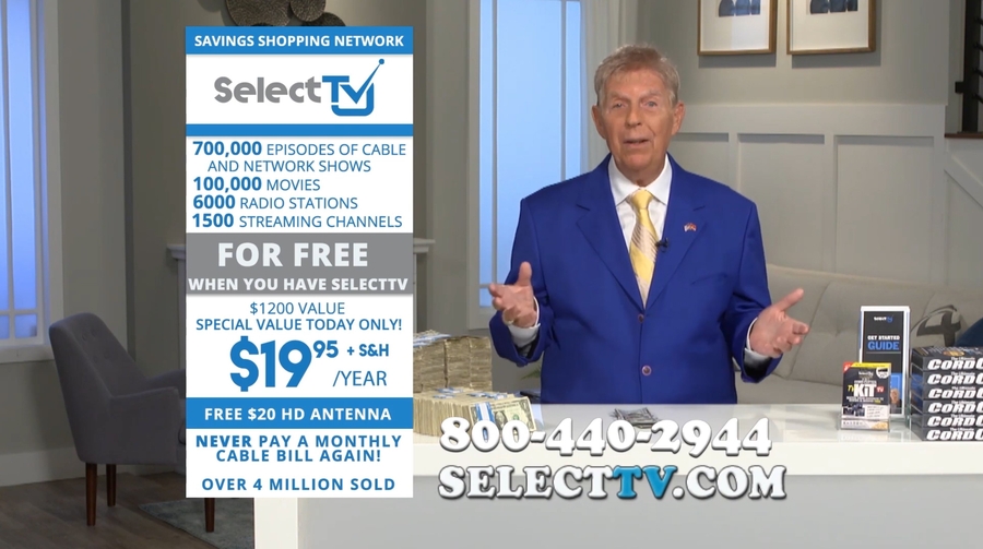 SelectTV's Cord-Cutting Kit Launched via Nationwide Infomercial Blitz